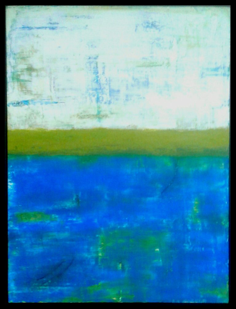 cold wax & oil works @ Mary Stratton