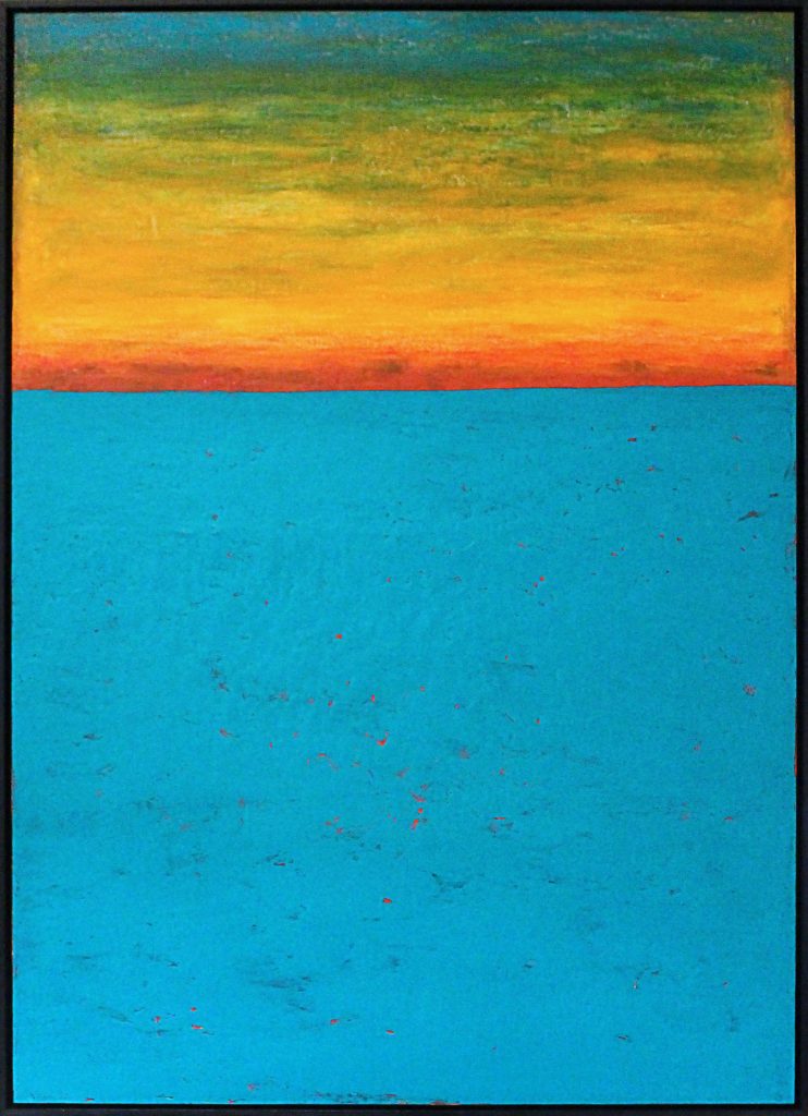 cold wax & oil works @ Mary Stratton