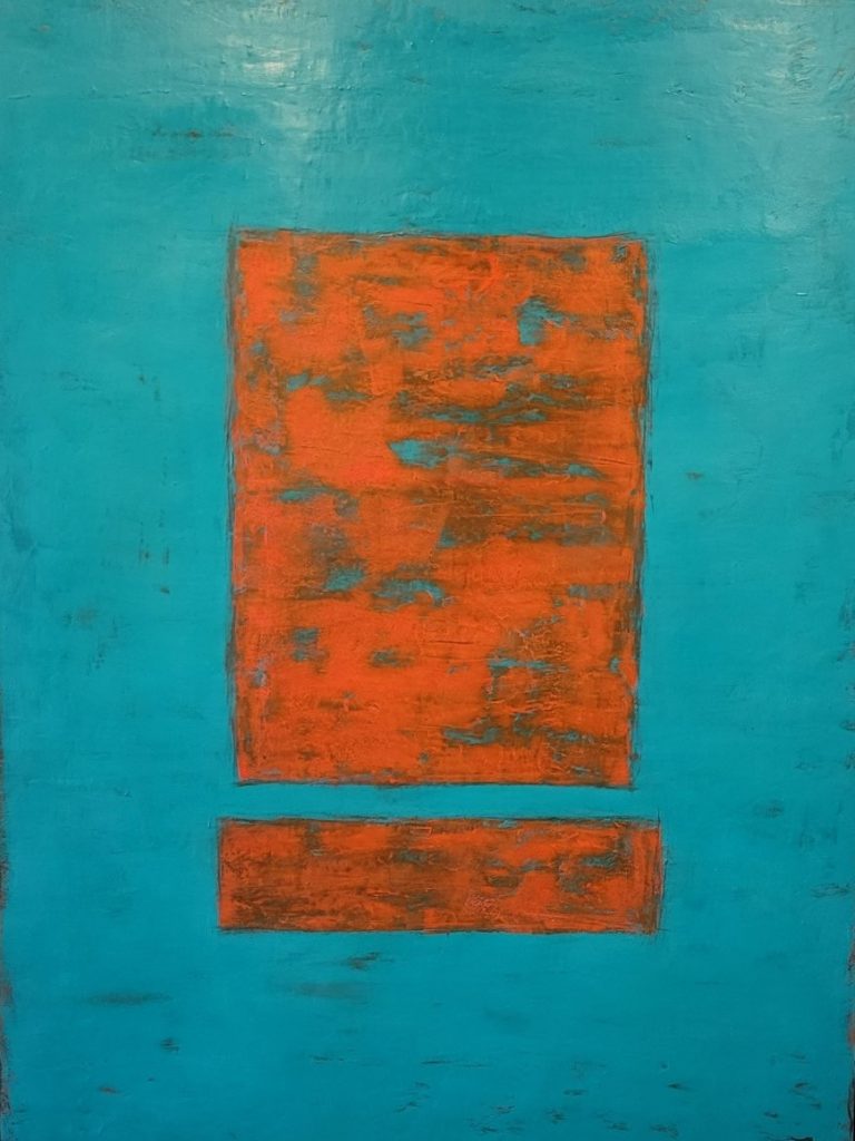 cold wax & oil works @ Mary Stratton