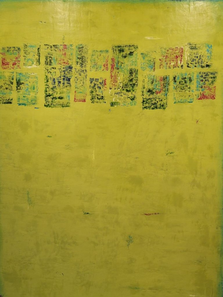 cold wax & oil works @ Mary Stratton