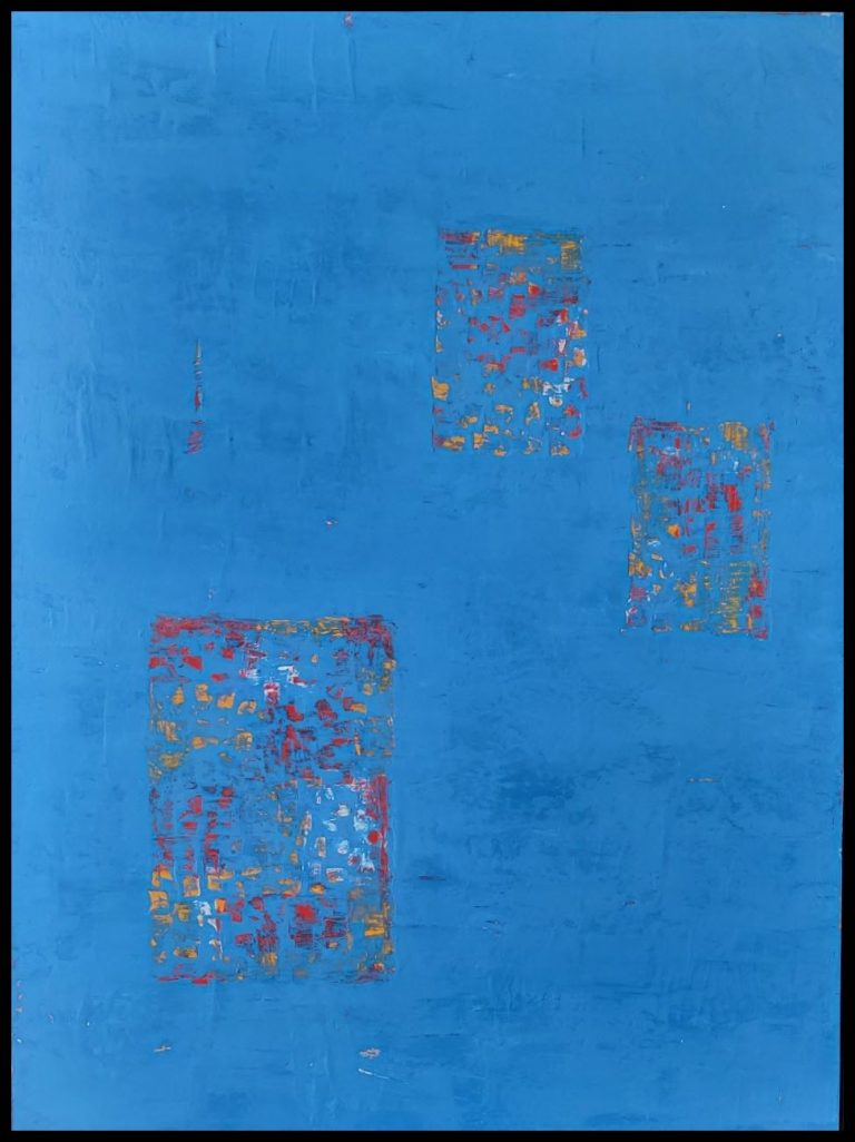 cold wax & oil works @ Mary Stratton